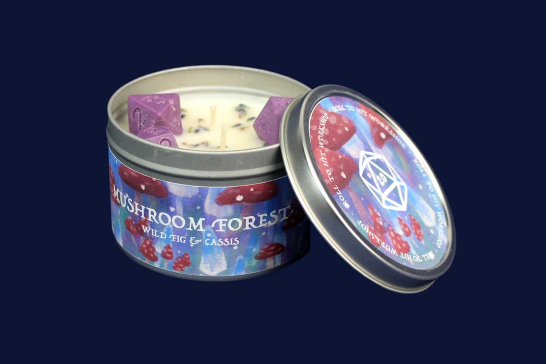 Mushroom Forest / DND Candle / D&D Candle / Dnd Gift / Dandd Candle ...