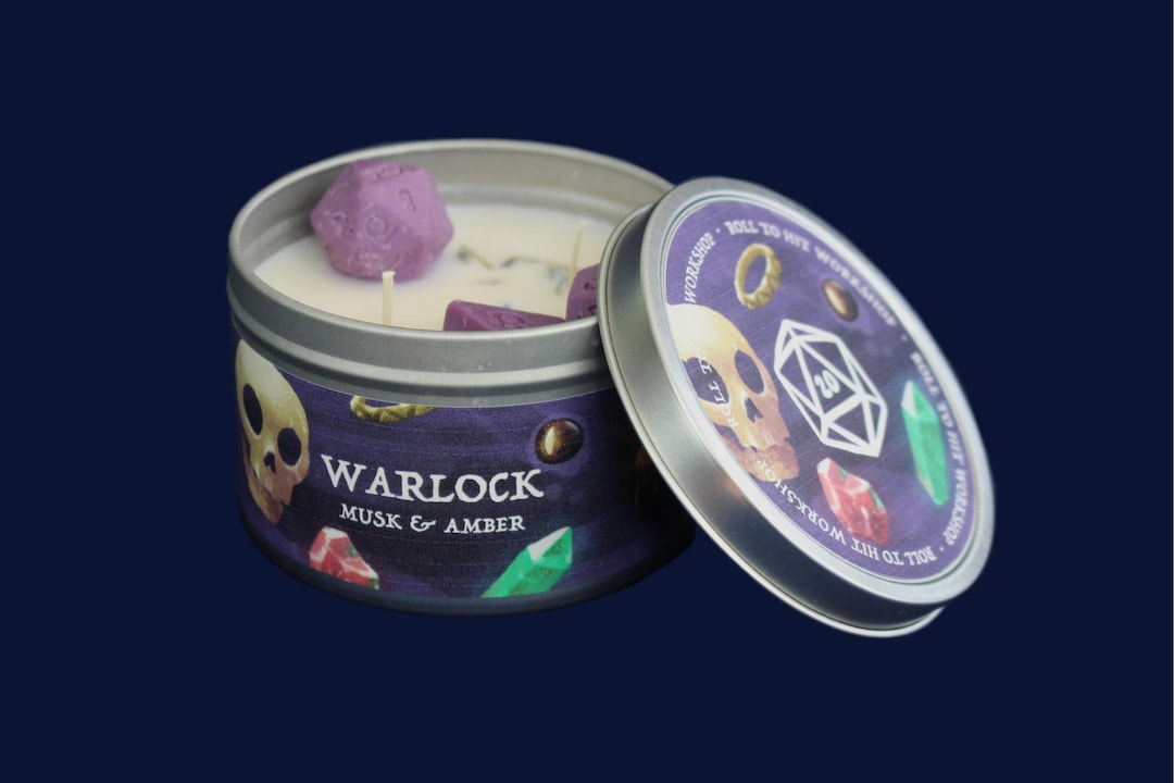 Warlock Candle / DND Class Candle / D&D Candle / Dnd Gift / Soy Candle ...