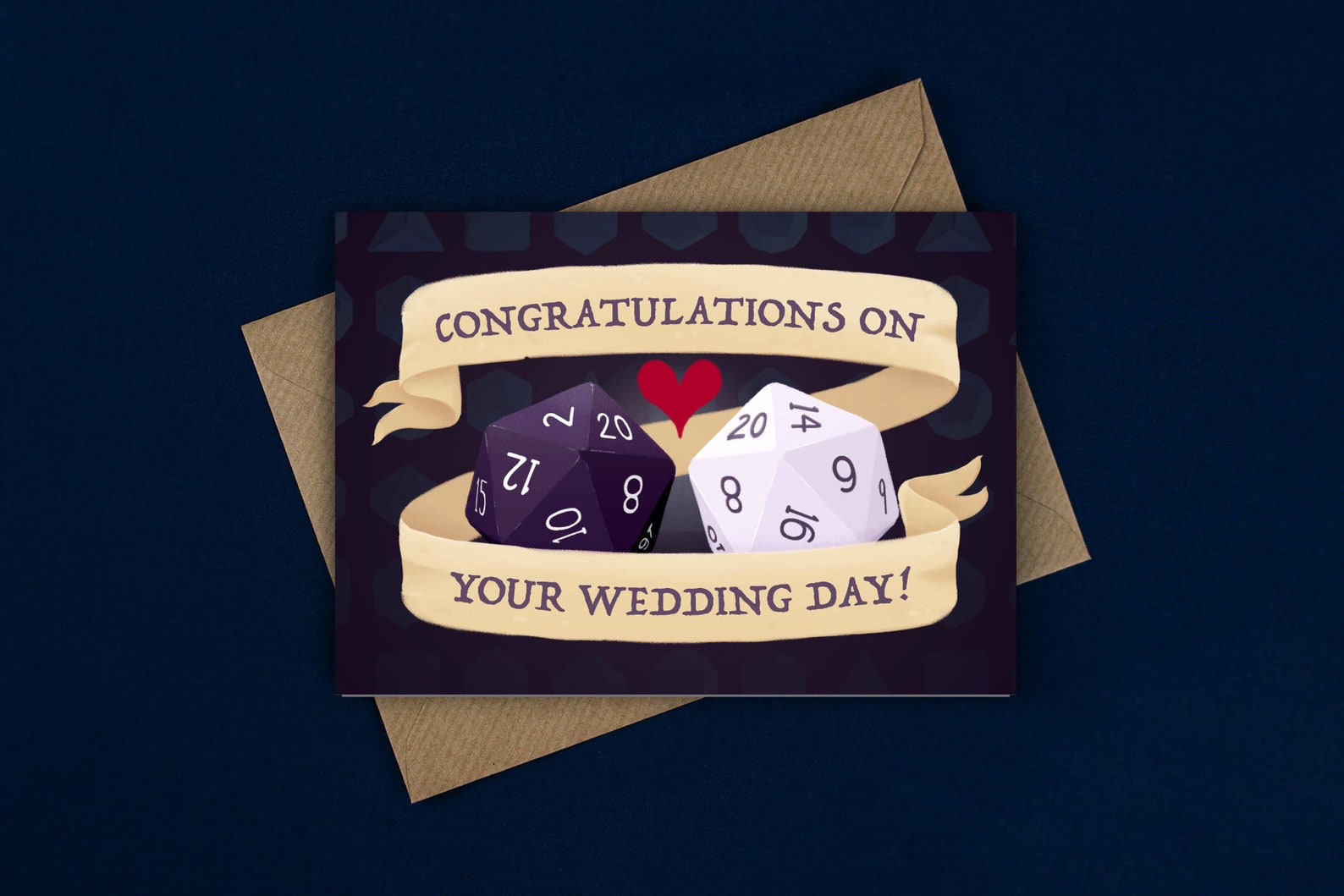Congratulations on Your Wedding Day Card / D&D Card / Dnd Card - Etsy
