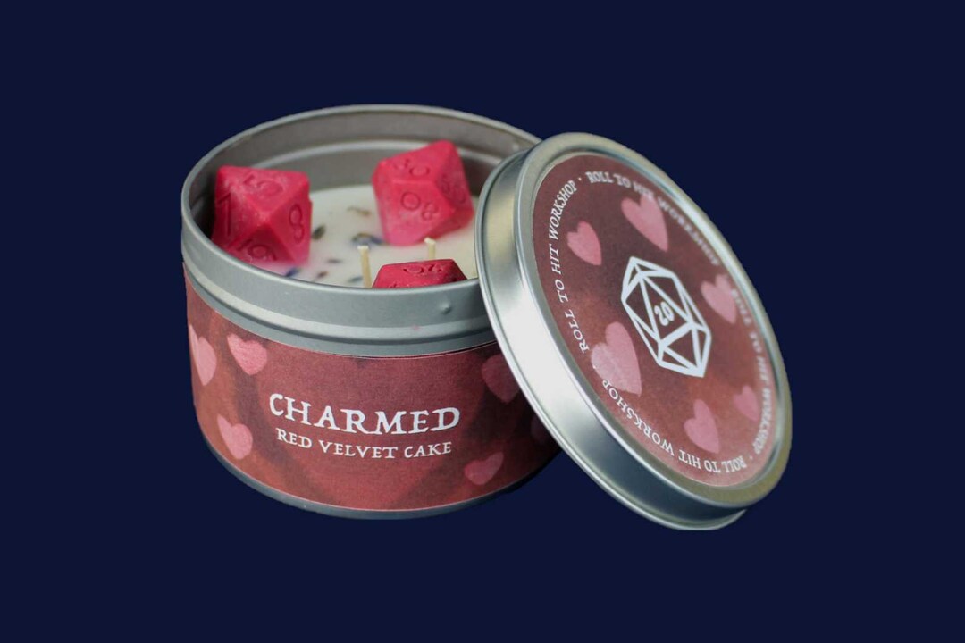 Charmed Love Candle / DND Candle / D&D Candle / Dnd Gift / Soy Candle ...
