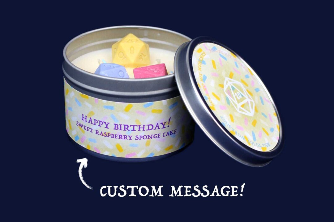 DND Birthday Candle / DND Candle / D&D Candle / Dnd Gift / Soy Candle ...