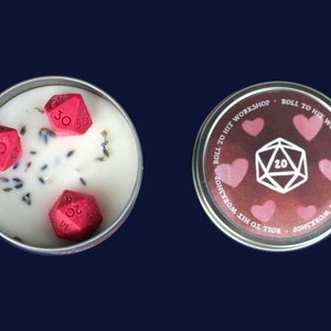 Charmed Love Candle / DND Candle / D&D Candle / Dnd Gift / Soy Candle ...