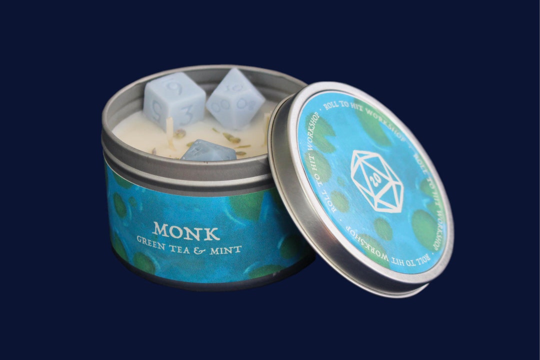 Monk Candle / DND Class Candle / D&D Candle / Dnd Gift / Soy Candle ...