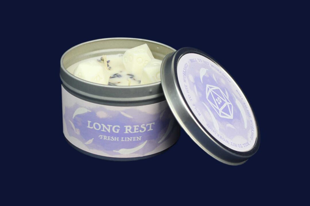 Long Rest Candle / DND Candle / D&D Candle / Dnd Gift / Soy Candle ...