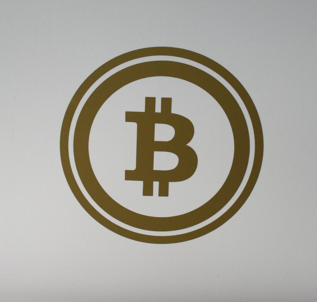 2 X Bitcoin Cryptocurrency Vinyl Sticker Decals. - Etsy