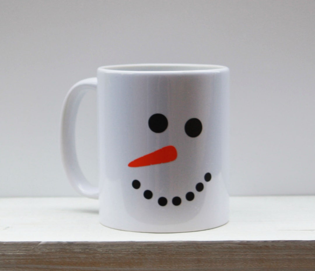 20 X DIY Snowman Vinyl Sticker Decals for Mug, Wine Glass Christmas ...