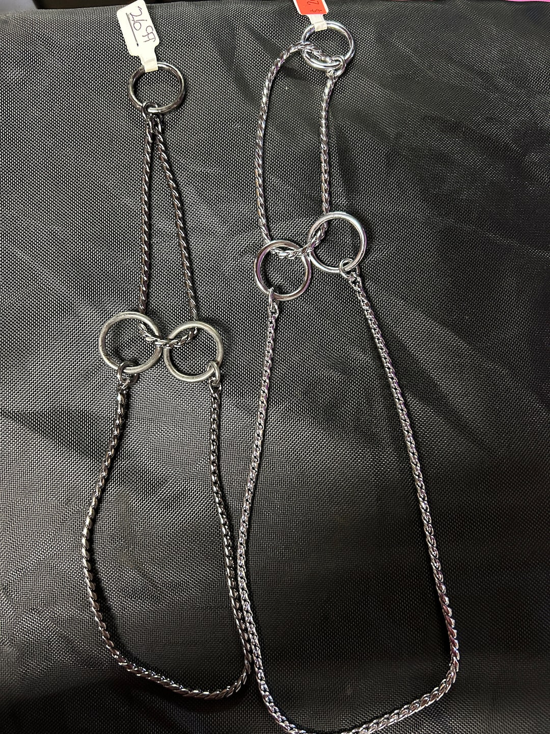 Snake Chain Martingale Collar - Etsy
