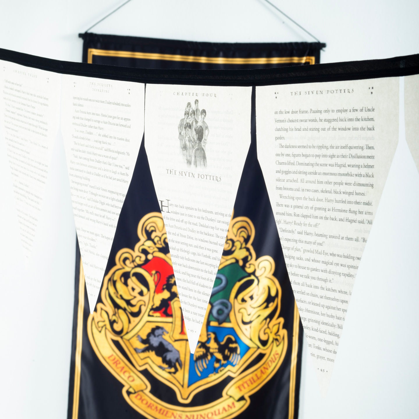 Wizard Crest Hanging Banner, Harry Potter Party Decor, Hogwarts' Crest ...