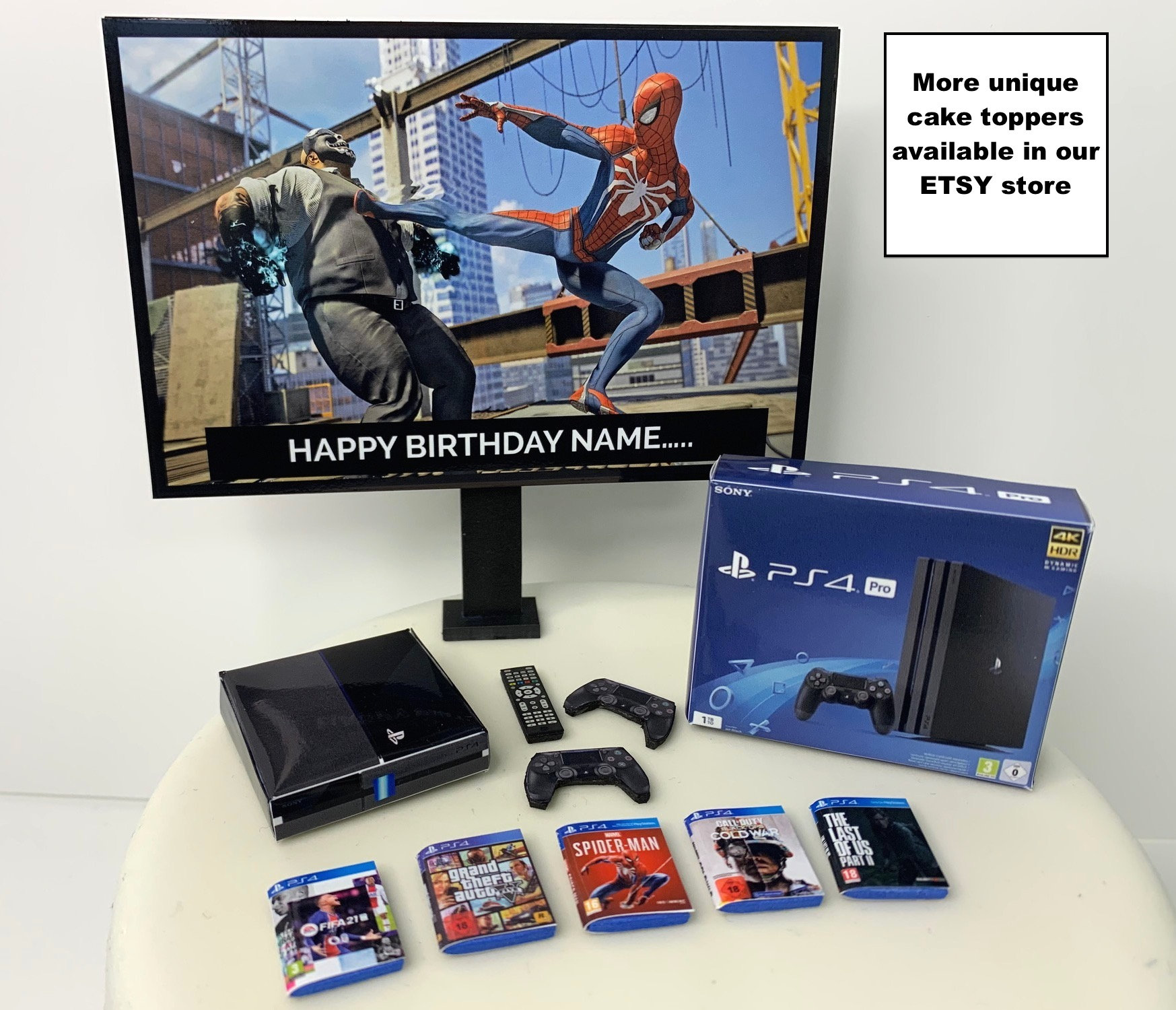 Personalised Cake Topper Nintendo Switch With Custom Image - Etsy