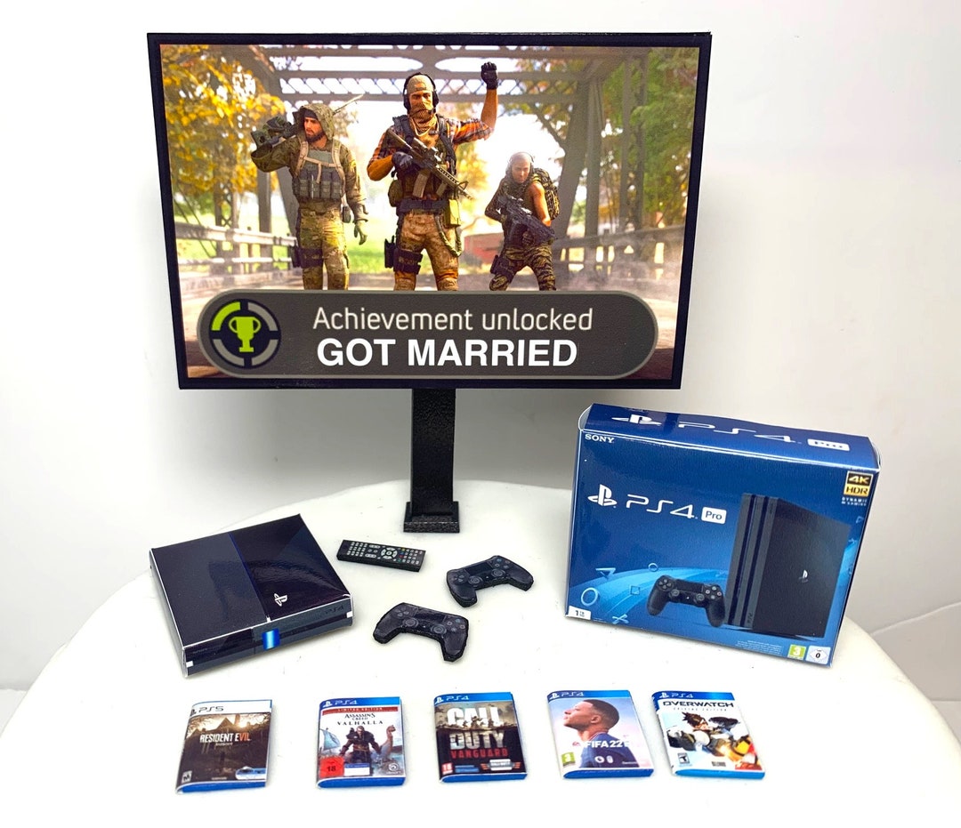 Personalised Wedding Cake Toppers | CUSTOMISED Image & Games | PS4 Set ...