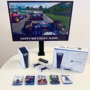 FIFA Birthday Cake Topper PERSONALISED PS5 Bundle Custom Image Any ...