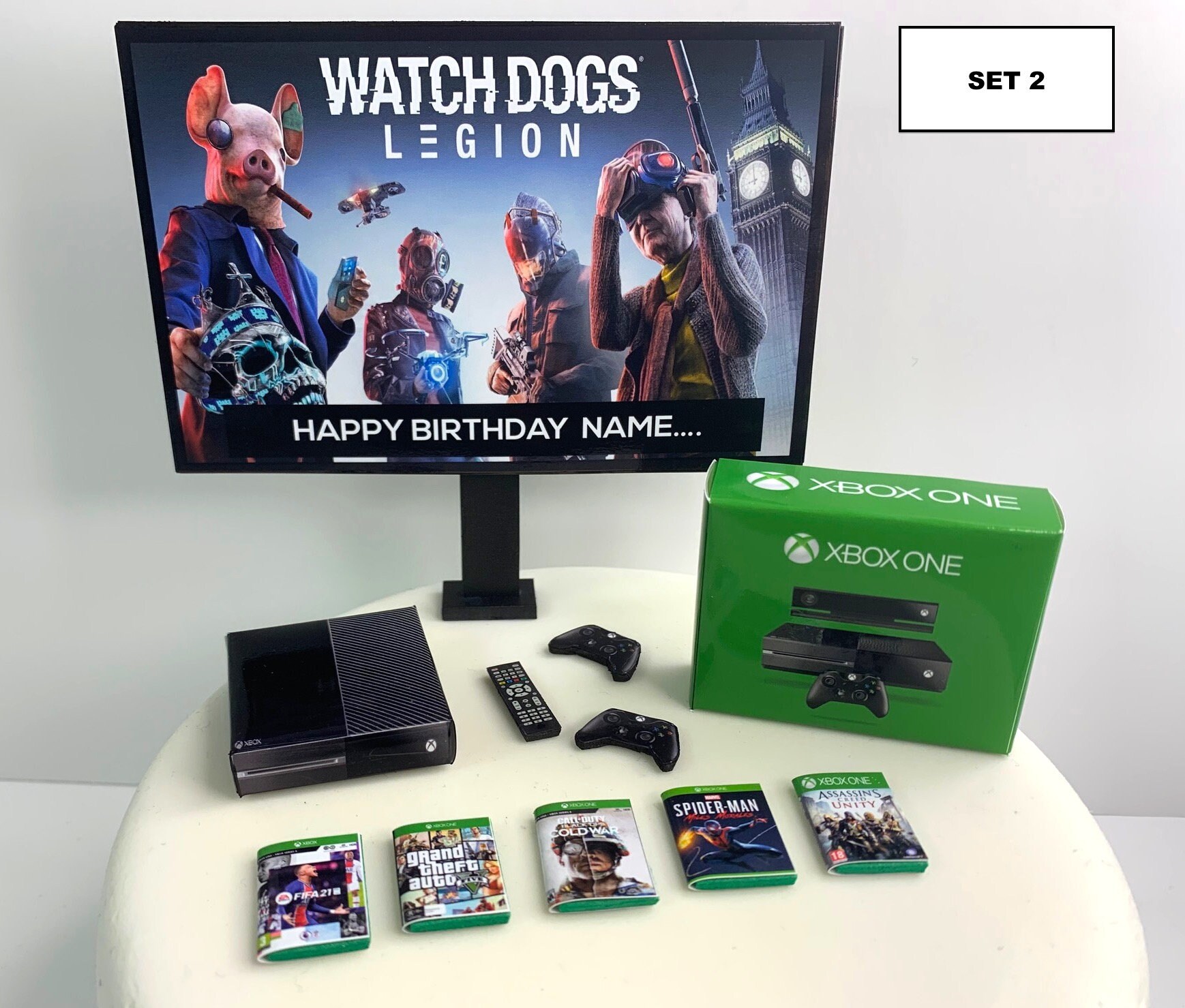 Teenagers Personalised Birthday Cake Toppers Xbox One Bundle | Etsy