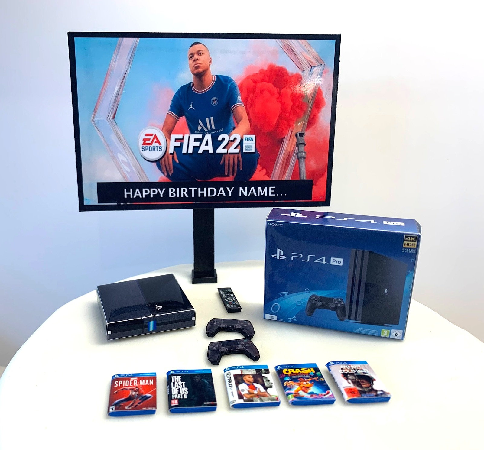 PS4 Cake Toppers PERSONALISED Cake Topper PS4 Gamer Bundle - Etsy UK