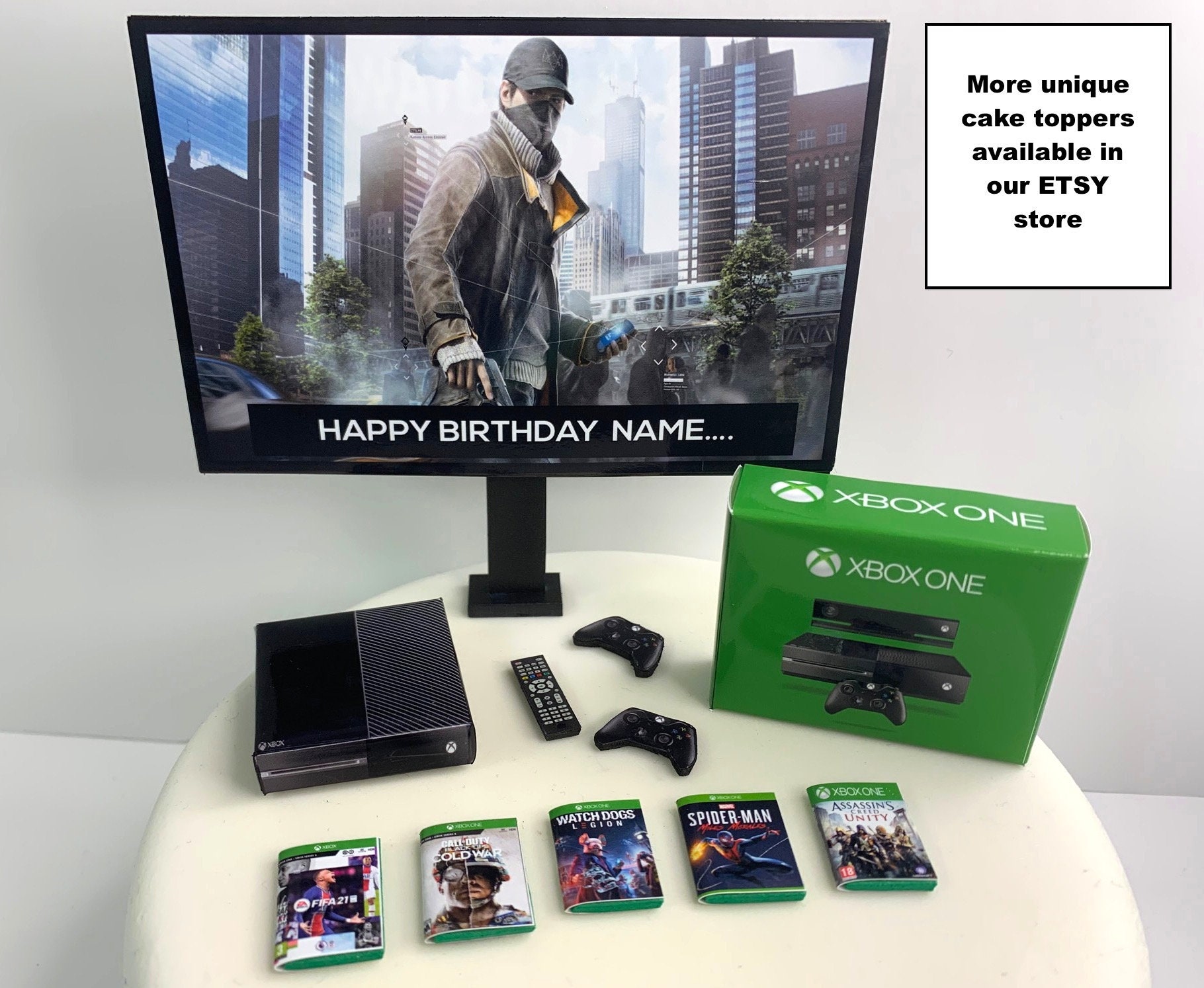 Personalised Cake Topper Nintendo Switch With Custom Image - Etsy