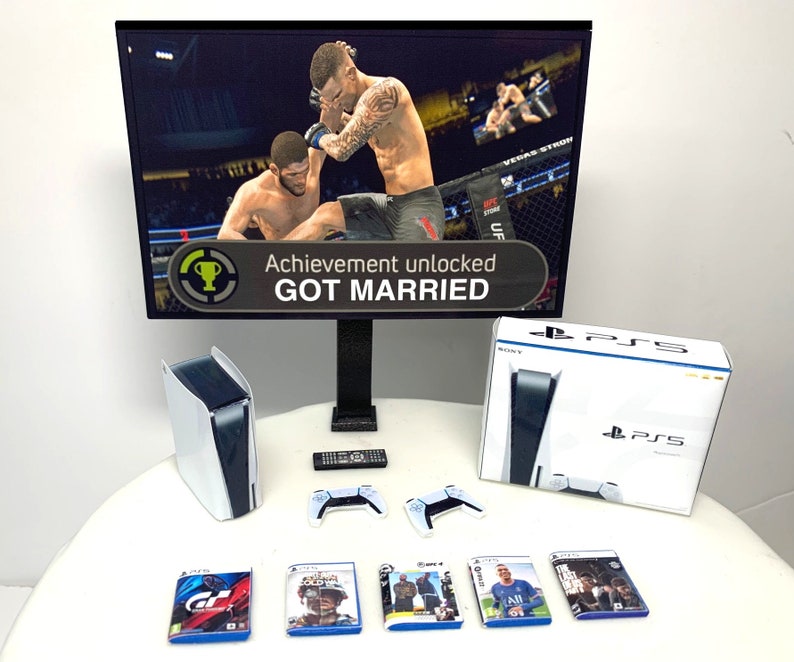Personalised Wedding Cake Topper | CUSTOMISED Image & Games | PS4 Set ...