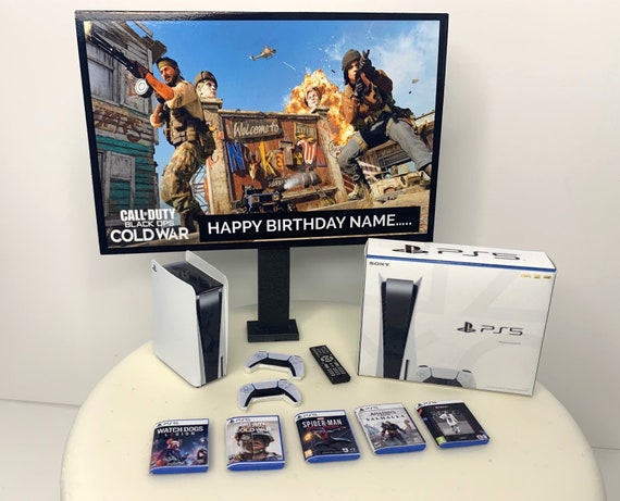 COD Birthday Cake Toppers Personalised Cake Topper PS5 | Etsy