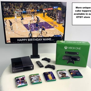 FIFA Cake Topper Series S Bundle Custom Message & Image on the TV ...