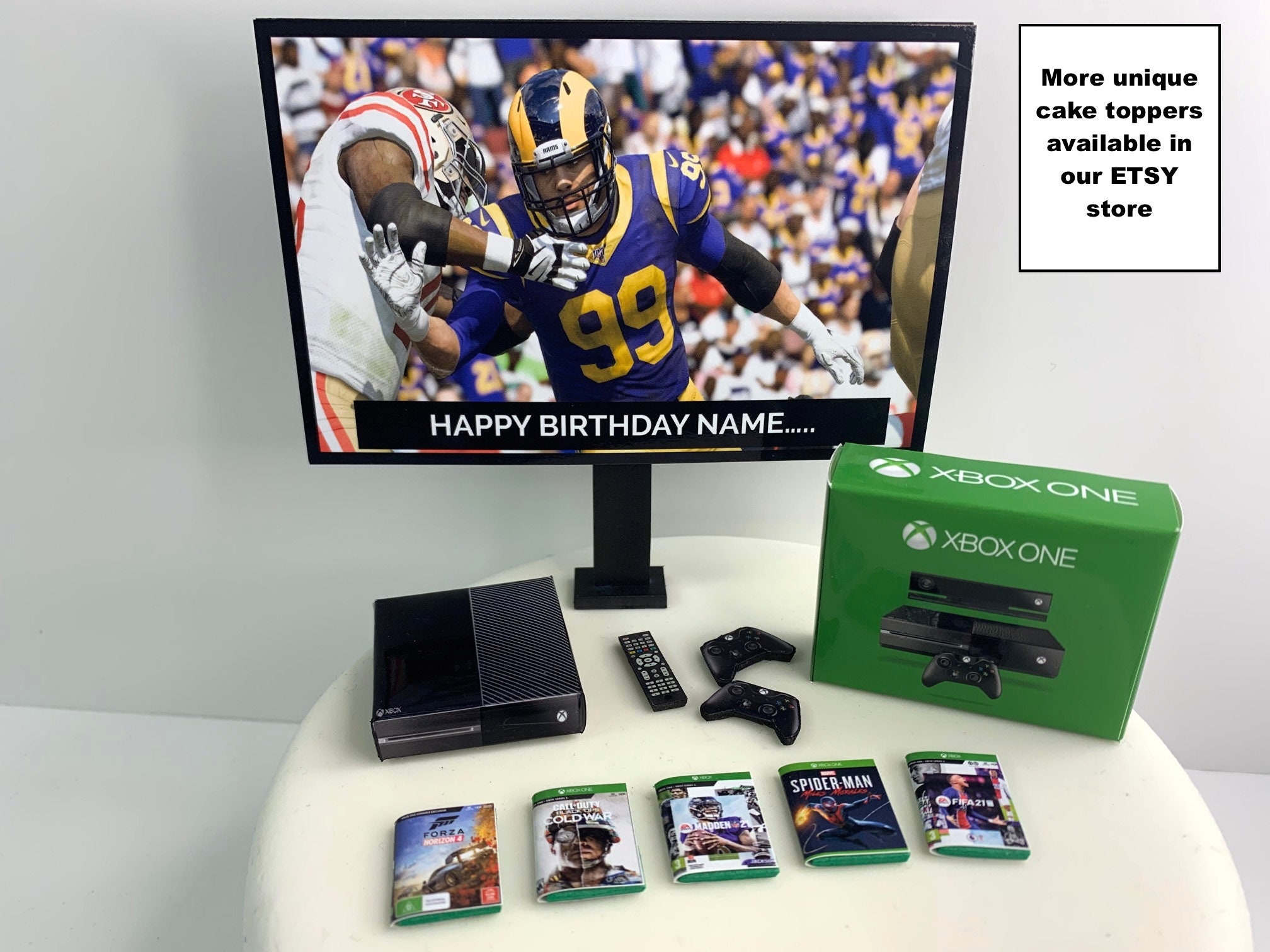 Personalised Cake Topper Nintendo Switch With Custom Image - Etsy