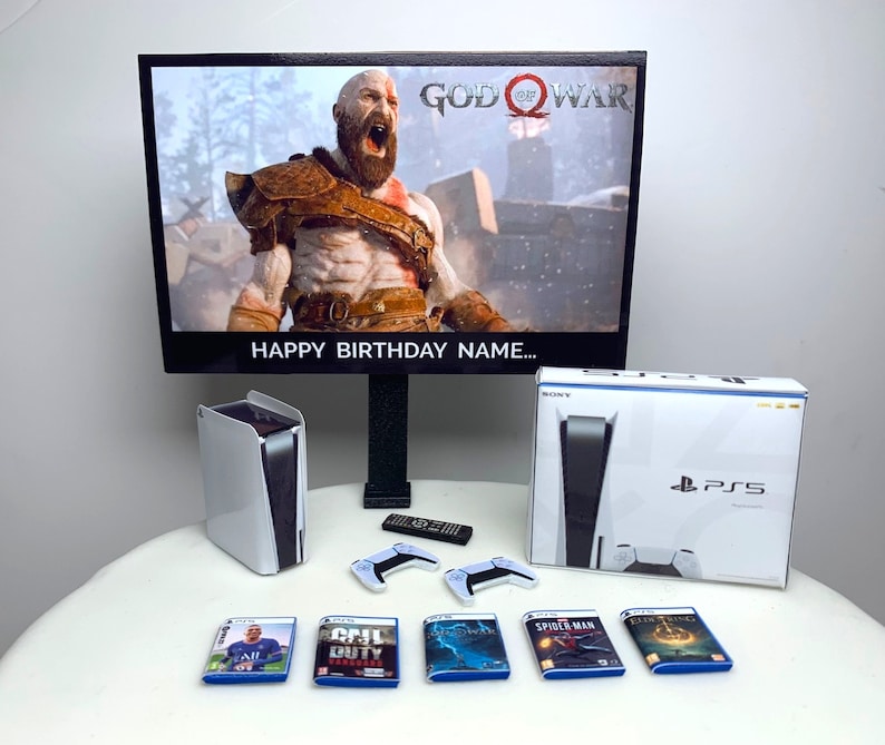 PERSONALISED Gamer PC Birthday Cake Toppers Custom Image - Etsy