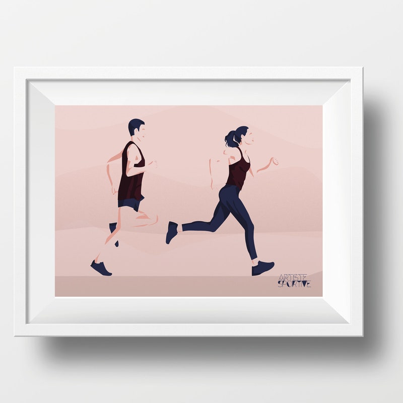 Running Art - Etsy