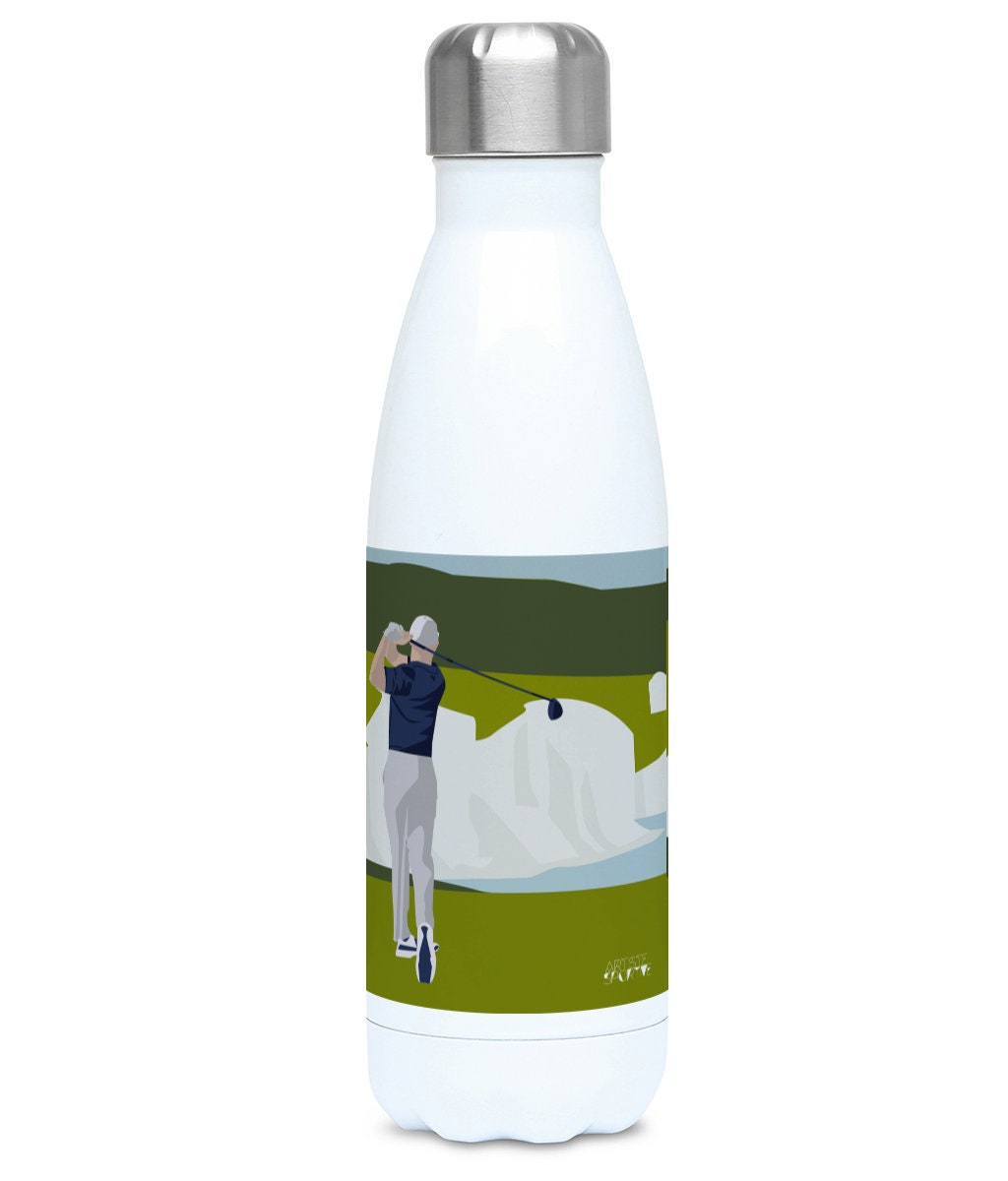 Golf Water Bottle Gift to Personalise for a Golfer or Golf Coach for a ...