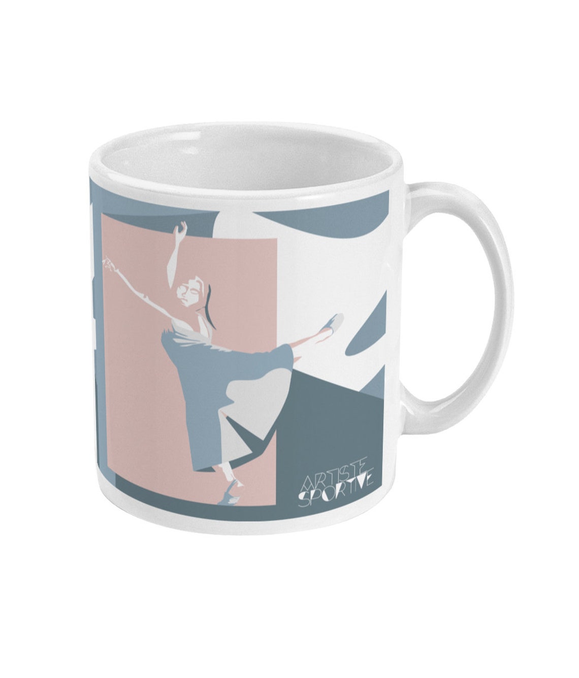 Dance Mug Gift to Personalise Dancing Woman or Contemporary Dancing ...