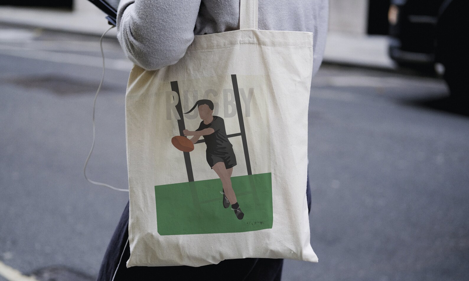 Female Vintage Rugby Tote Bag Gift for Girl Rugby Player or - Etsy
