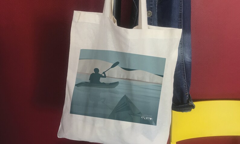 Canoe Kayak Tote Bag Gift for Kayaker Birthday or Canoe Kayak - Etsy