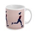 Woman Running Mug Gift to Personalise for a Girl Runner or a Jogger or ...