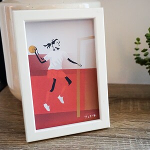 Woman Handball Card for Girl Handball Birthday Card or - Etsy