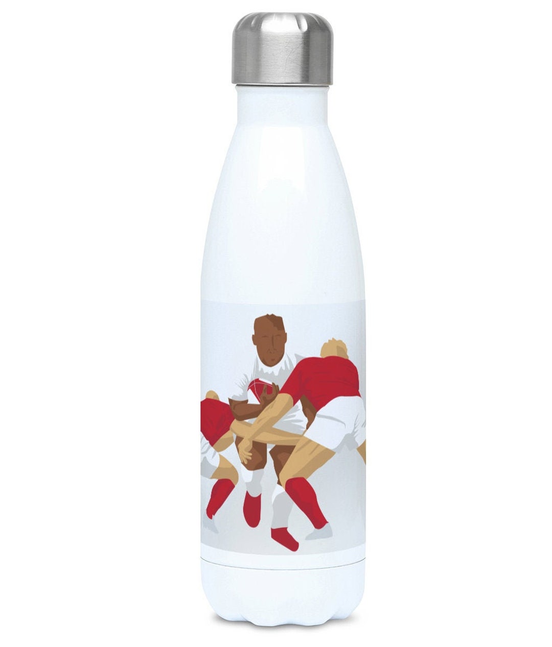 Insulated Rugby Water Bottle Gift to Personalise for a Rugby Player or ...