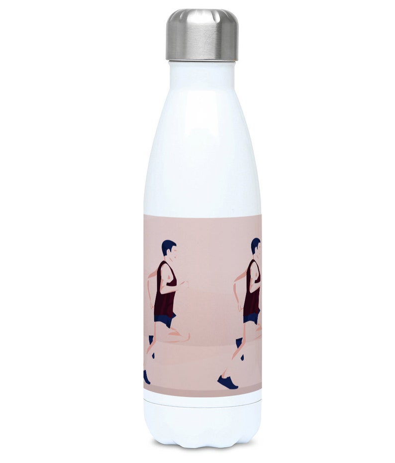 Running Water Bottle Gift to Personalise for a Boy Runner or a Jogger ...