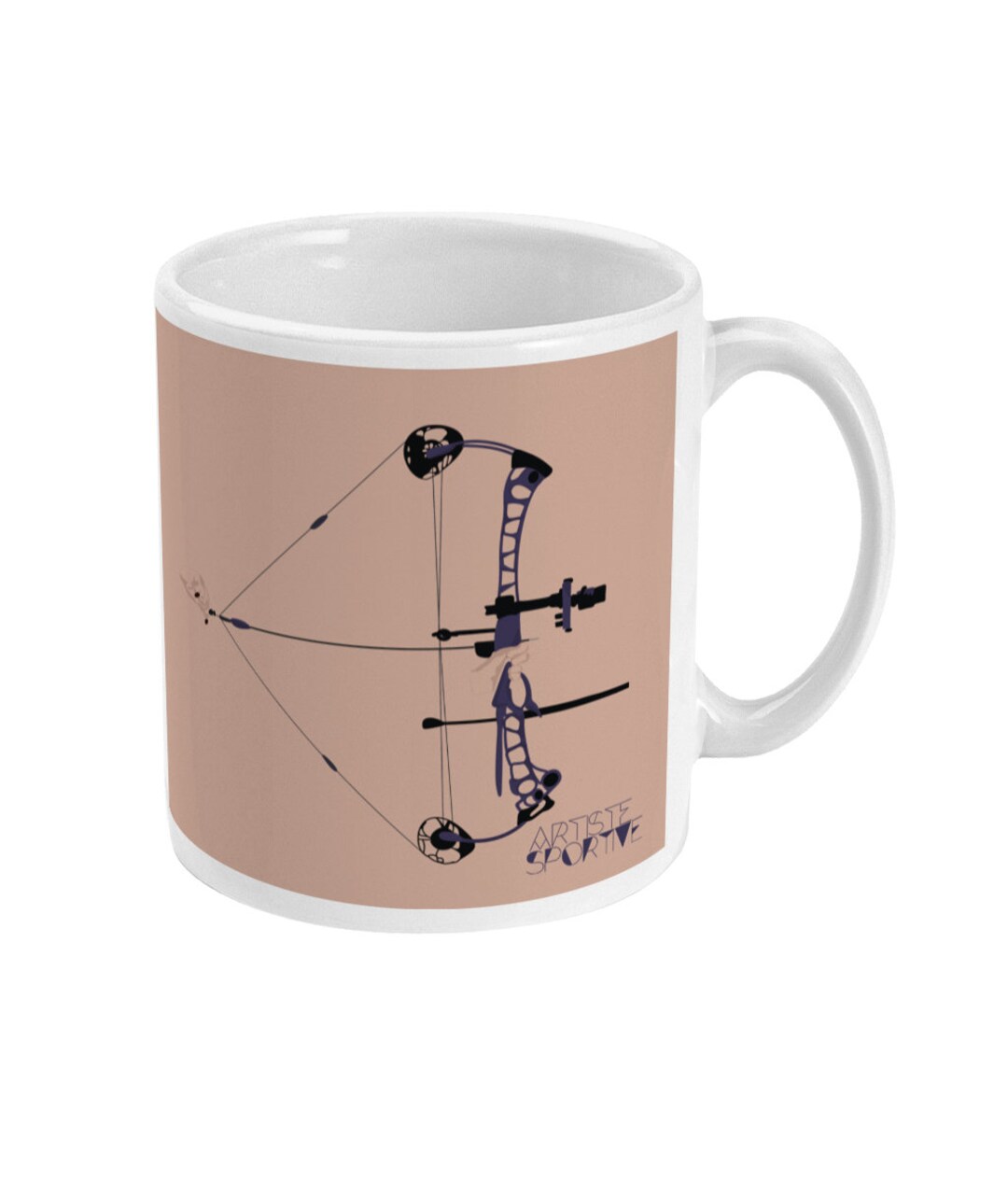 Compound Bow Mug for Archer Gift to Personalize for Archery Coach or ...