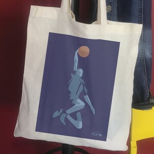 Basketball Tote Bag Gift for a Man or Teen Basketball Player or a ...