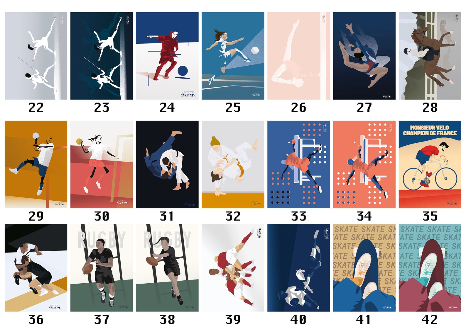 Woman Handball Card for Girl Handball Birthday Card or - Etsy