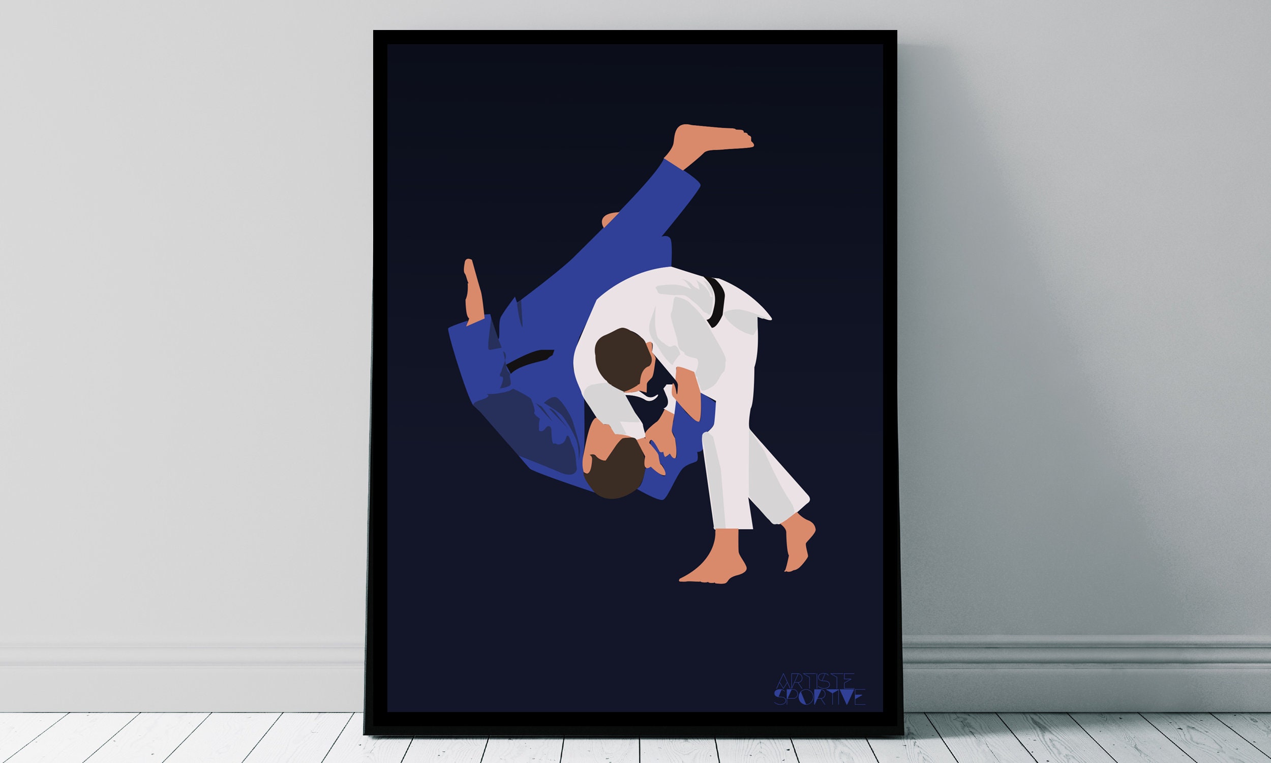 Judo Poster Gift Illustration for Boy or Teen Judo Player or Judoka ...