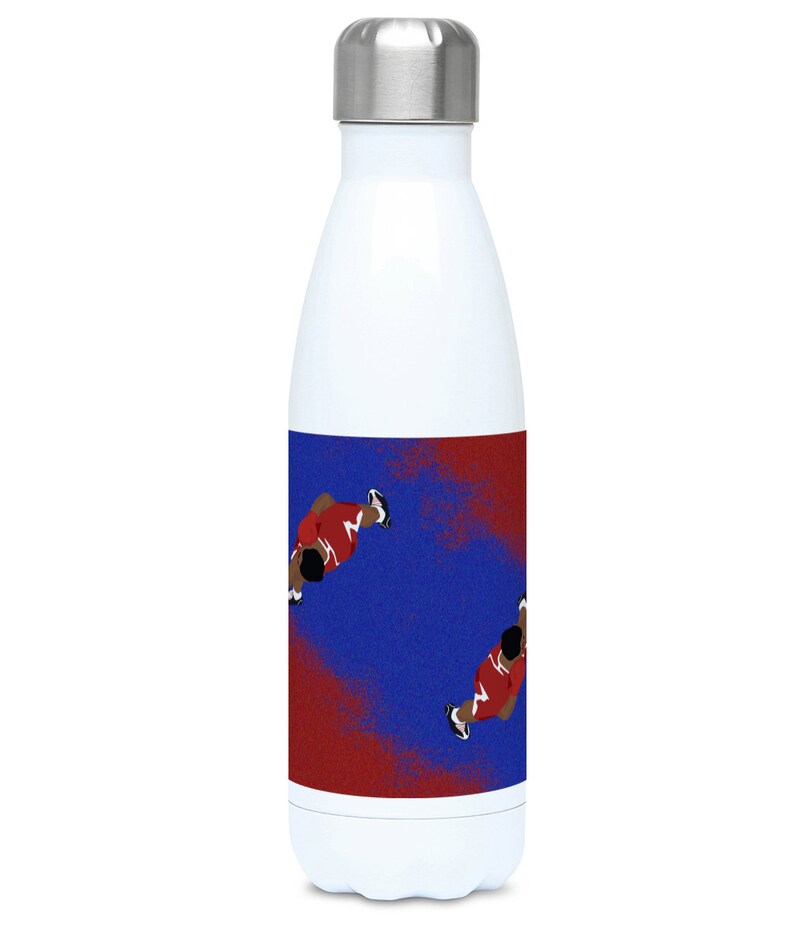 Red Blue Boxing Water Bottle to Personalise for a Boxer or for a Boxing ...