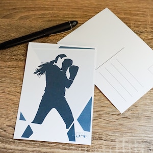 Female Boxing Tote Bag, Gift for a Girl Boxer or Boxing Coach for a ...