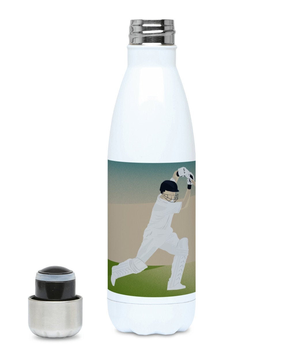 Cricket Water Bottle Gift to Personalise for a Criketer or a Cricket ...
