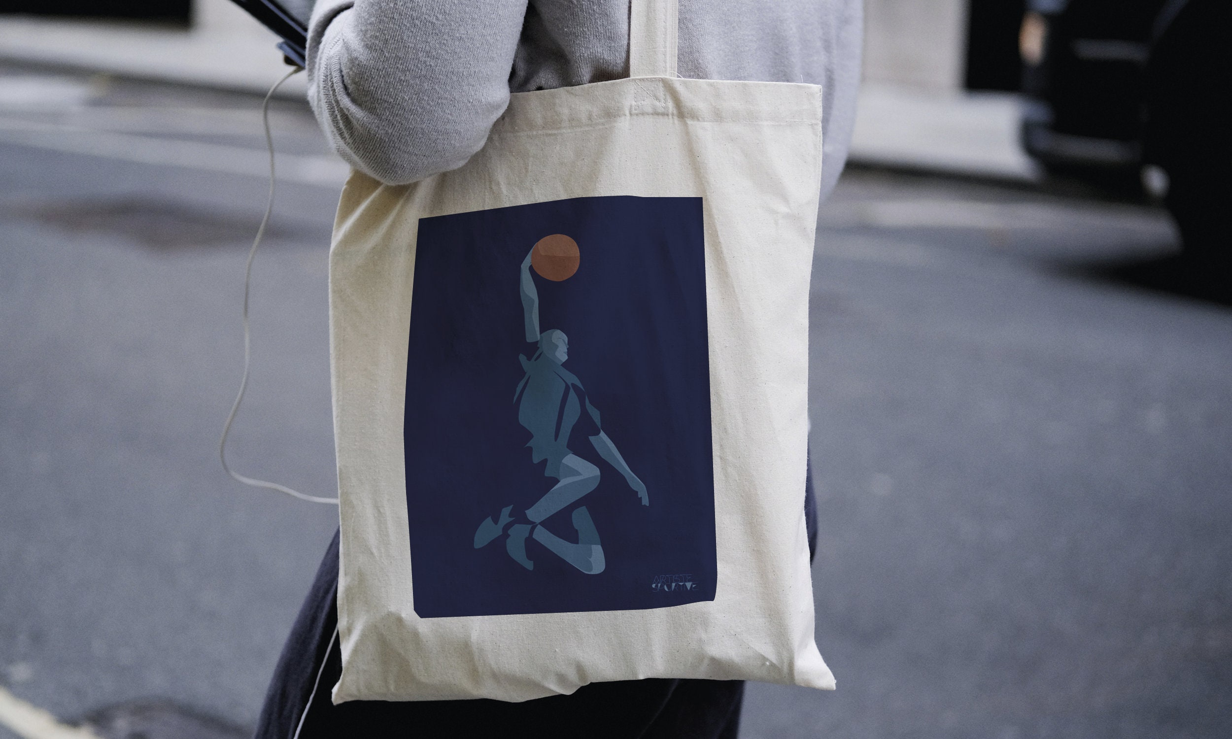 Basketball Tote Bag Gift for a Man or Teen Basketball Player or a ...