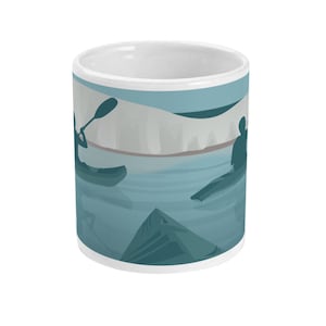 Canoe Kayak Mug Gift to Personalise for Kayaker Birthday or Canoe Kayak ...