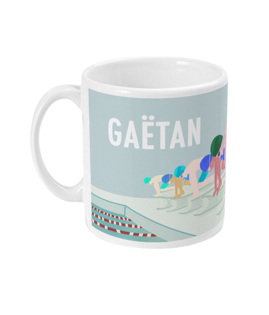 Personalized Swimming Mug: Swimmer Gift for Coach or Fan - Etsy