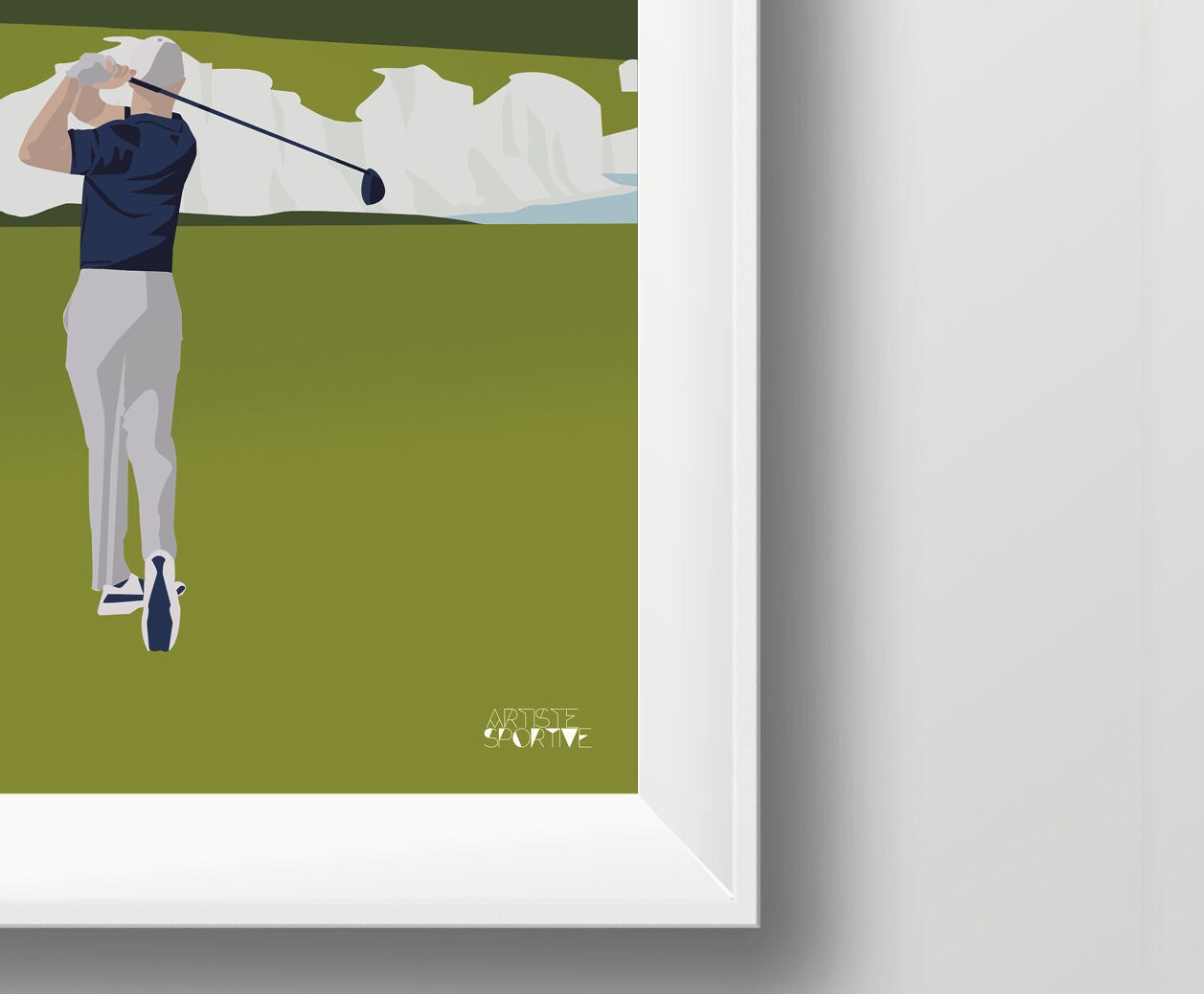 Golf Poster Gift Illustration for a Golfer or Golf Coach for a - Etsy