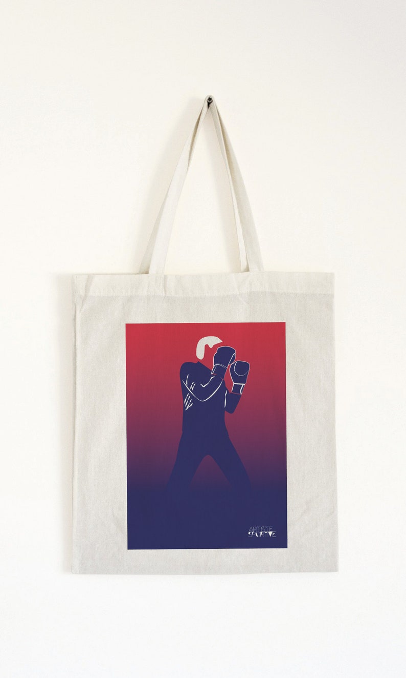Boxing Tote Bag, Gift for a Boxer or Boxing Coach for a Birthday or a ...
