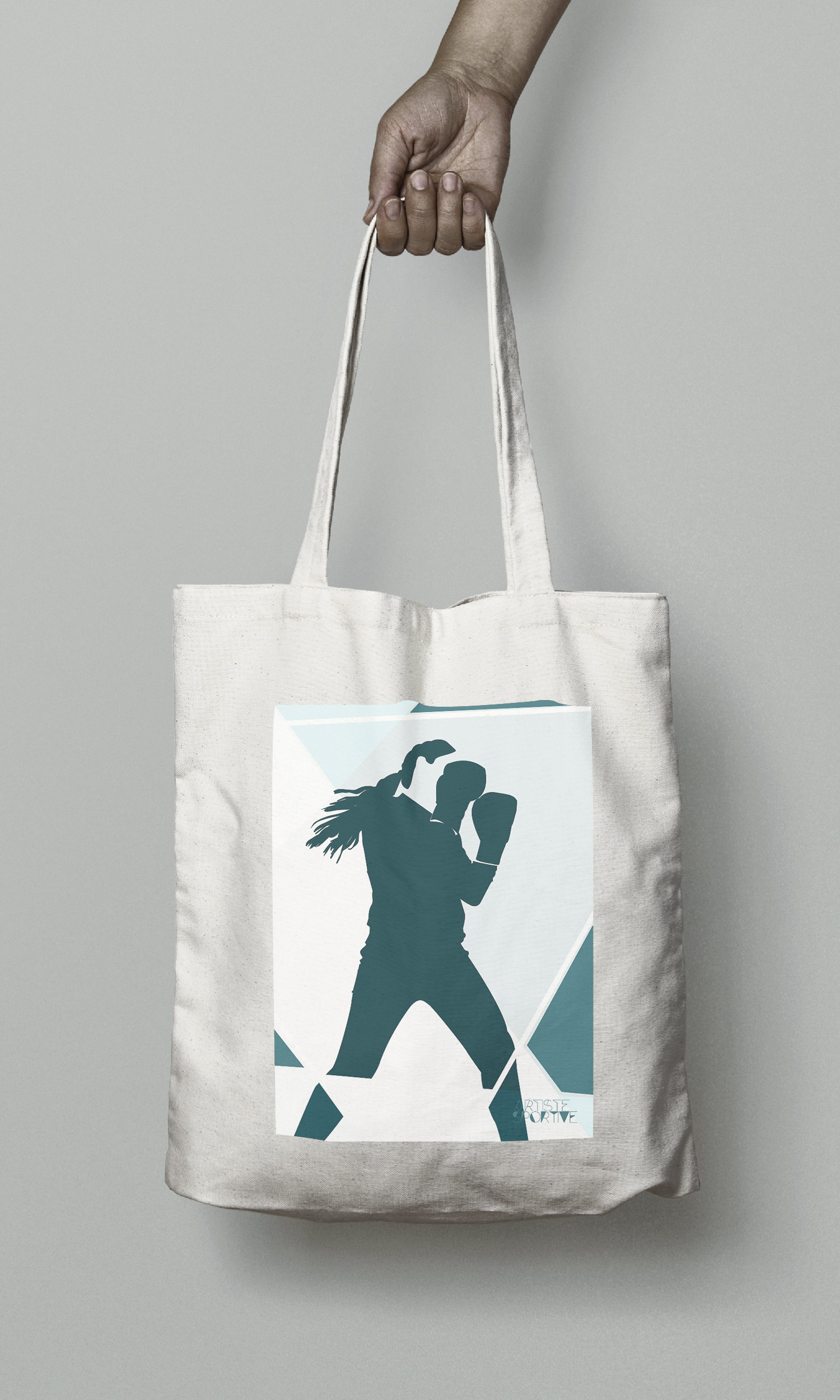 Female Boxing Tote Bag, Gift for a Girl Boxer or Boxing Coach for a ...
