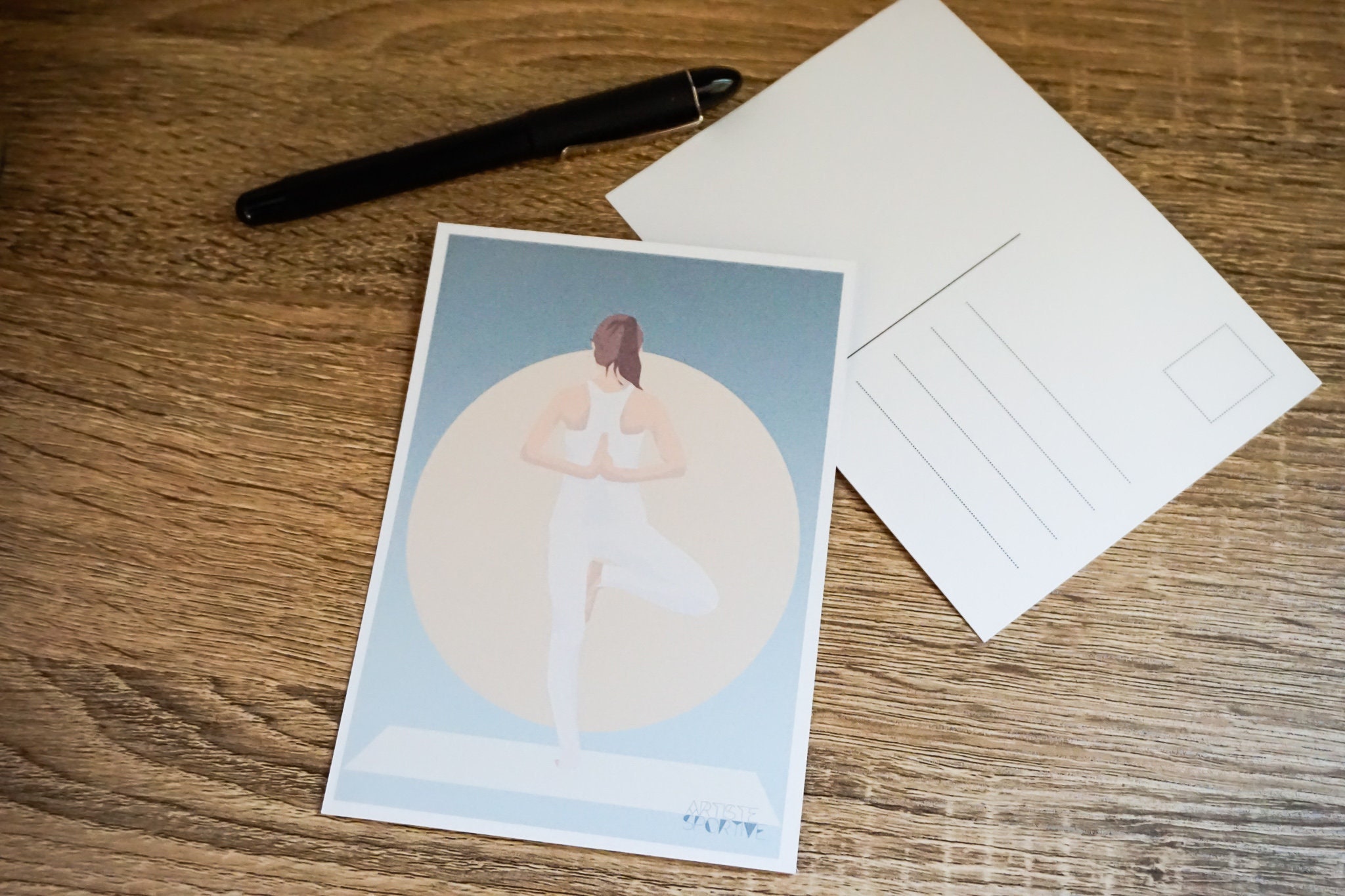 Yoga Card for Yoga Birthday Card or Yoga Christmas Card for Yoga Coach ...