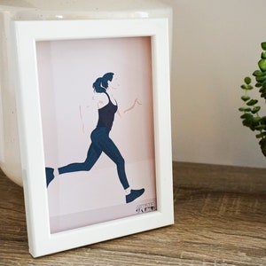 Woman Running Card for Girl Runner Birthday Card or Female Runner ...