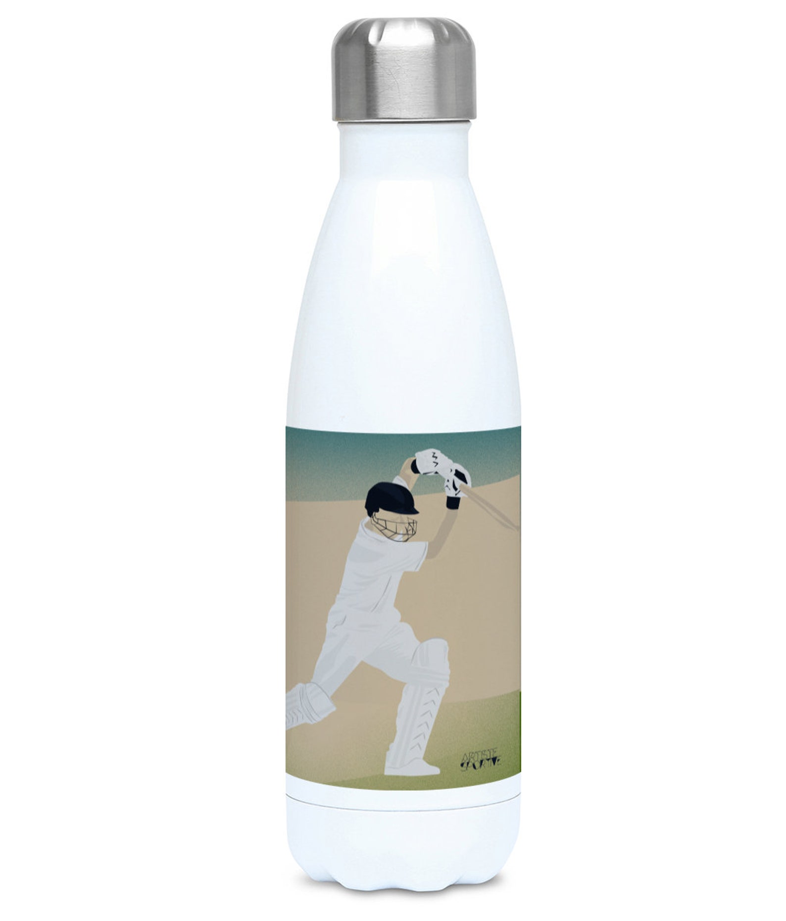 Cricket Water Bottle Gift to Personalise for a Criketer or a Cricket ...