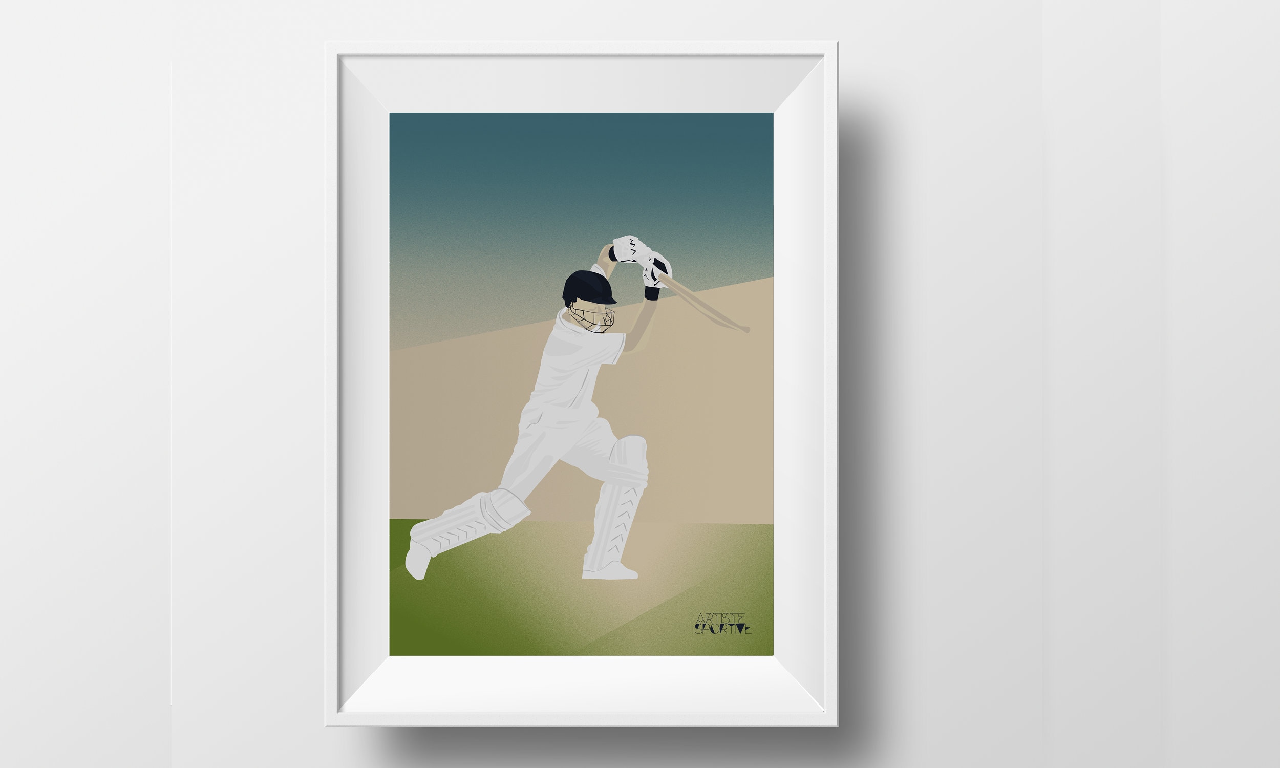 Cricket Poster Gift Illustration for a Criketer or a Cricket Coach or a ...