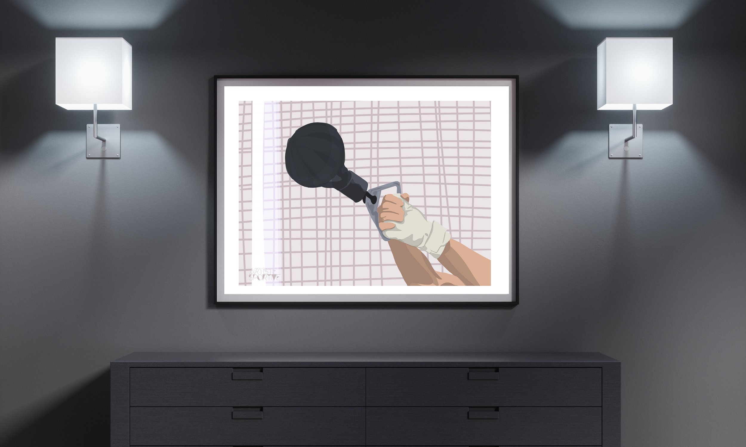 Hammer Throw Poster Illustration for Athlete or Athletics Coach or ...